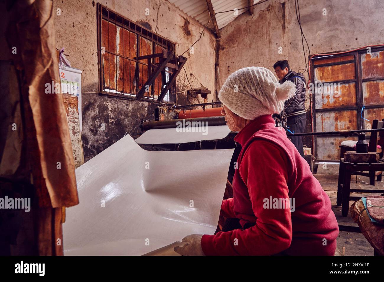 Hanji, traditional Korean paper, paper doll handmade from mulberry ...