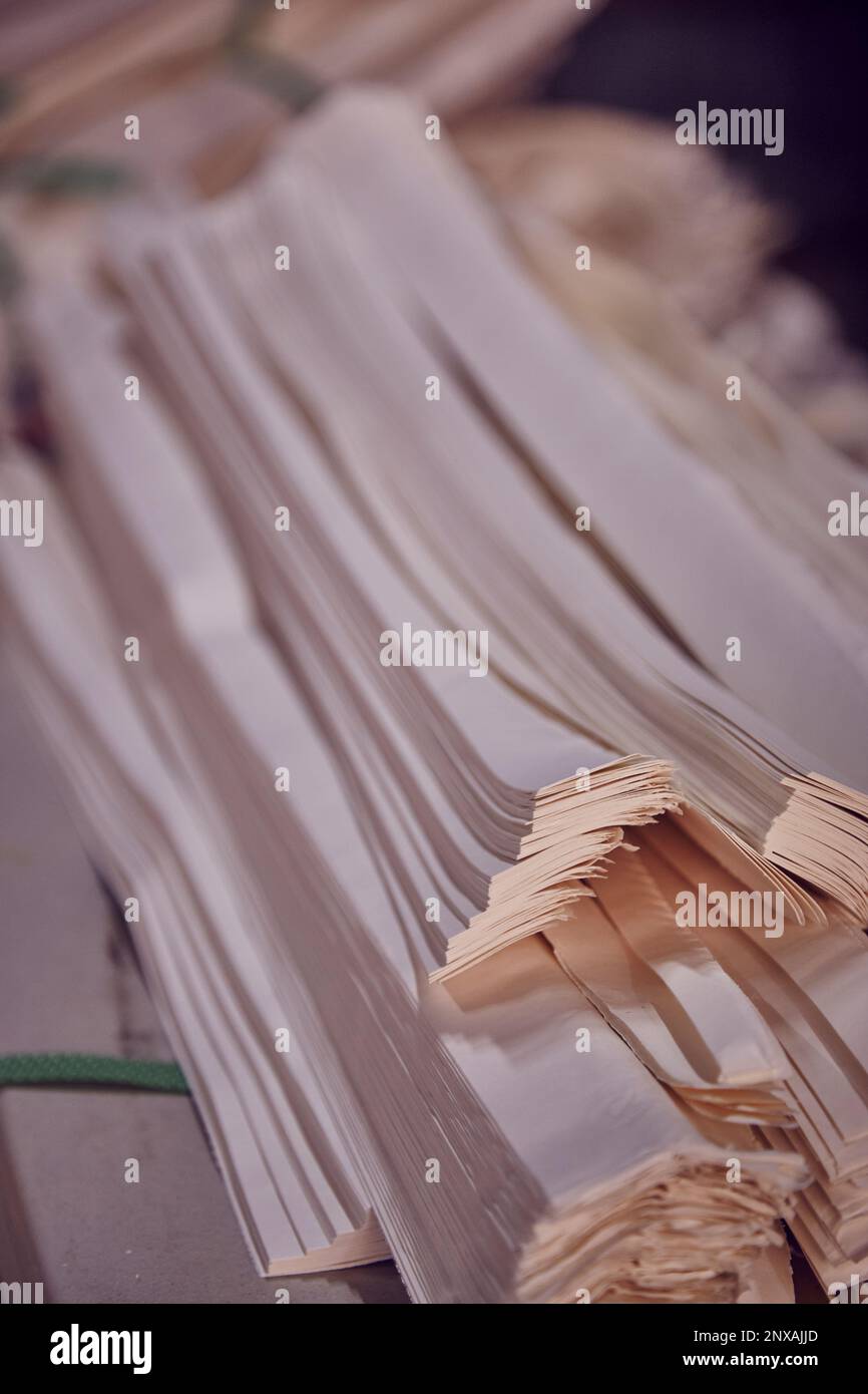 Hanji, traditional Korean paper, paper doll handmade from mulberry ...