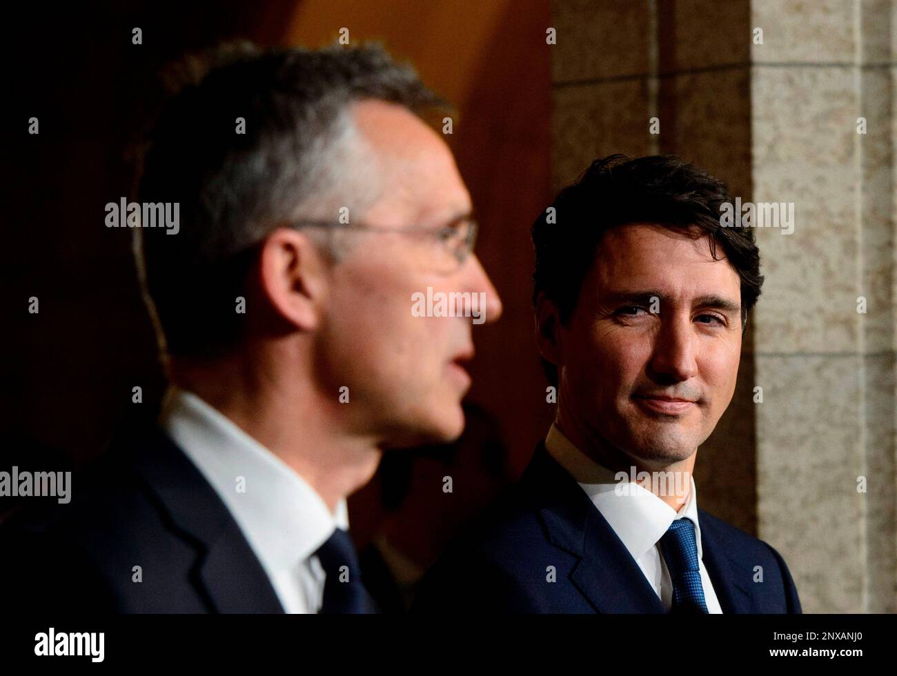 Prime Minister Justin Trudeau and NATO Secretary General Jens ...
