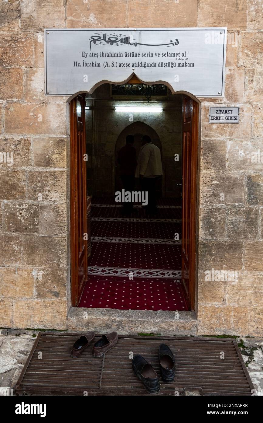 Sanliurfa. In Turkish, "O fire, be cool and safe on Abraham" and is the ...