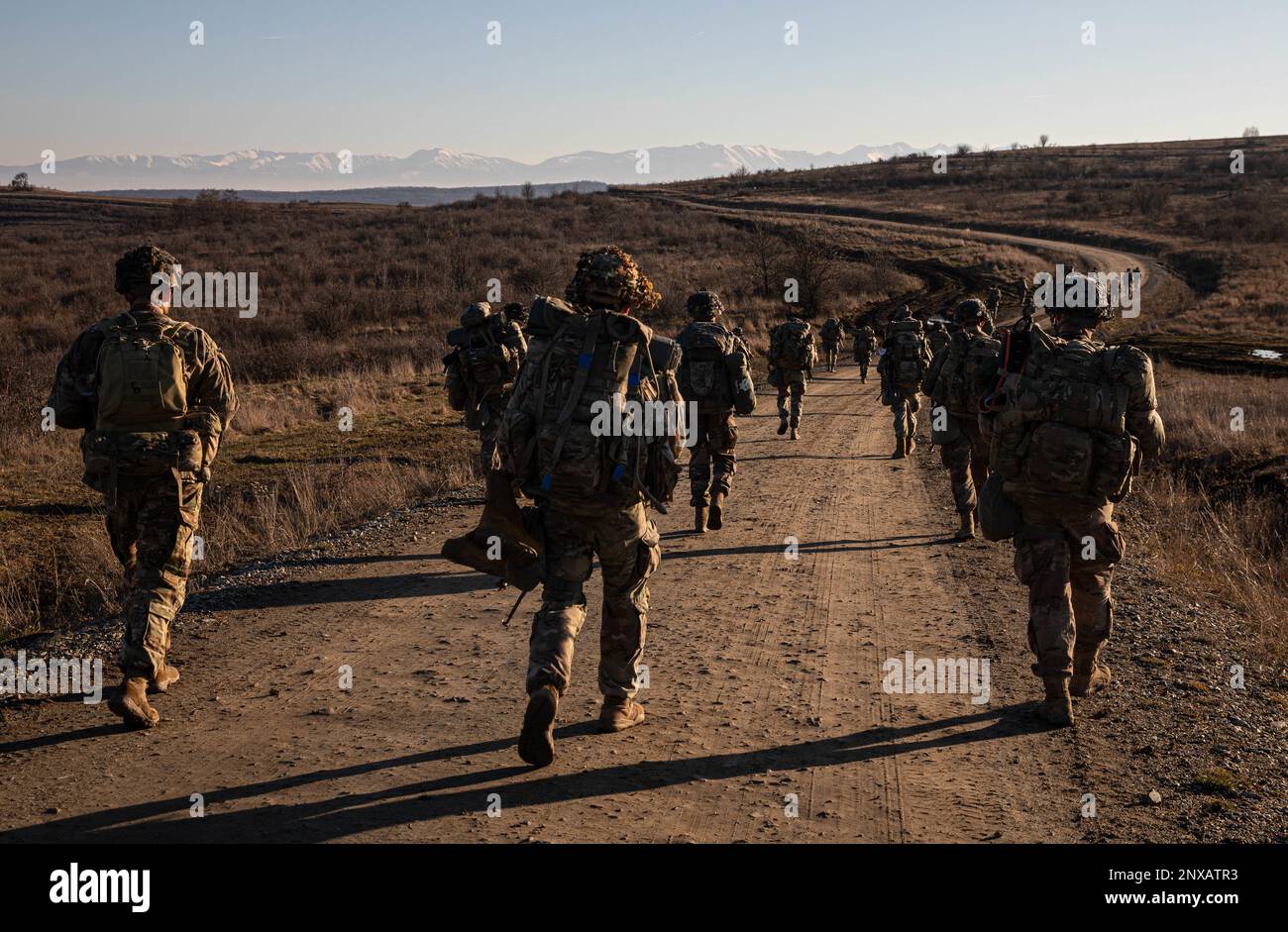 Soldiers assigned to the 39th Brigade Engineer Battalion, 2nd Brigade ...