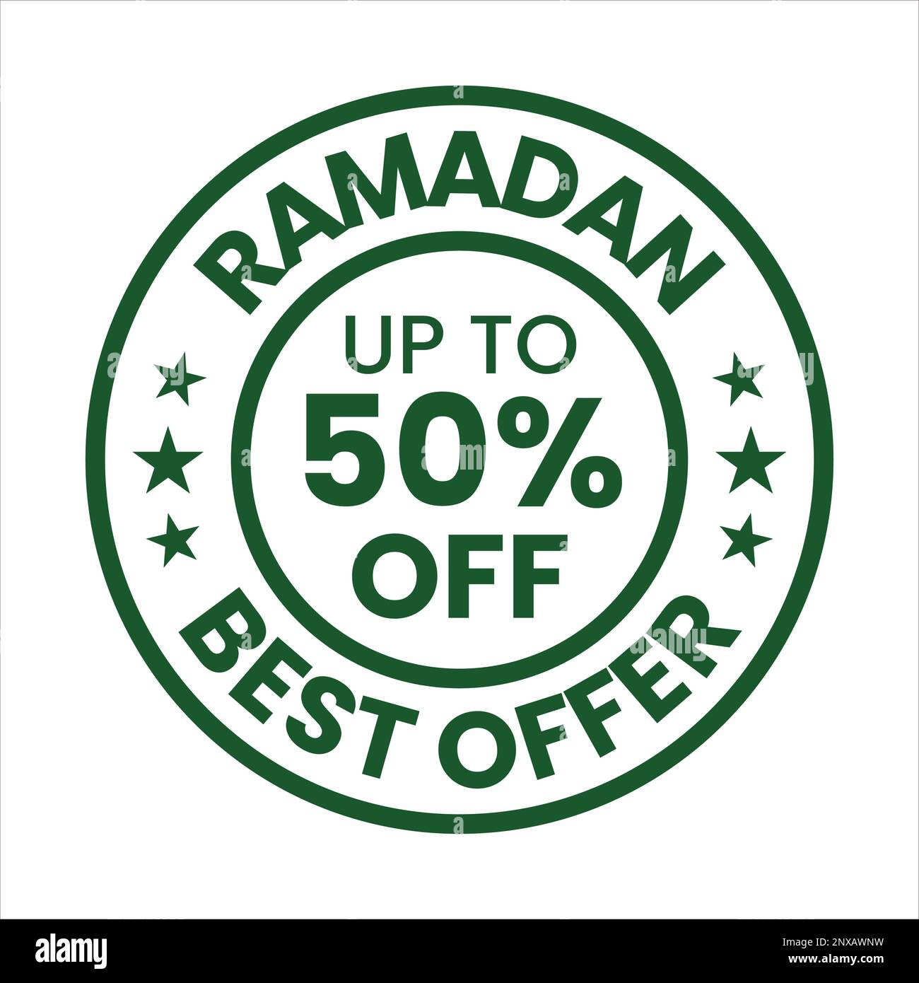 Ramadan offer badge Stock Vector Images - Alamy
