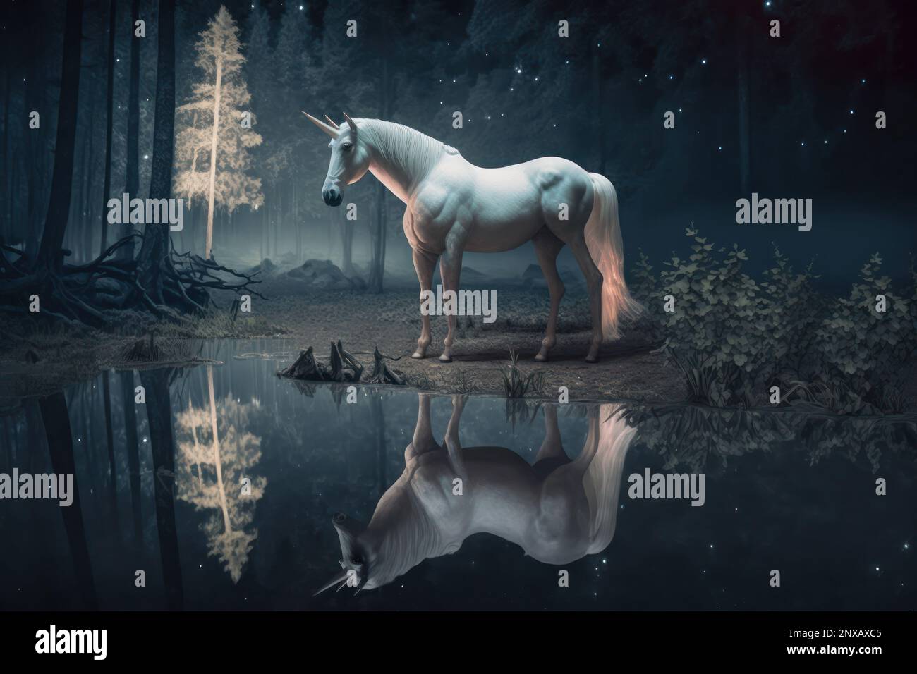 Fantasy unicorn hi-res stock photography and images - Alamy
