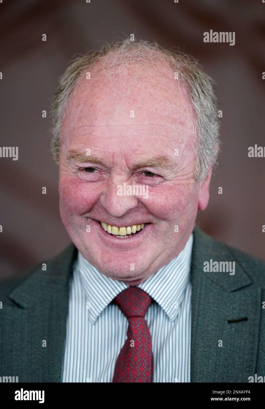 Trainer Jonjo O'Neill during the Handicap Weights & Gold Cup 100 Launch ...