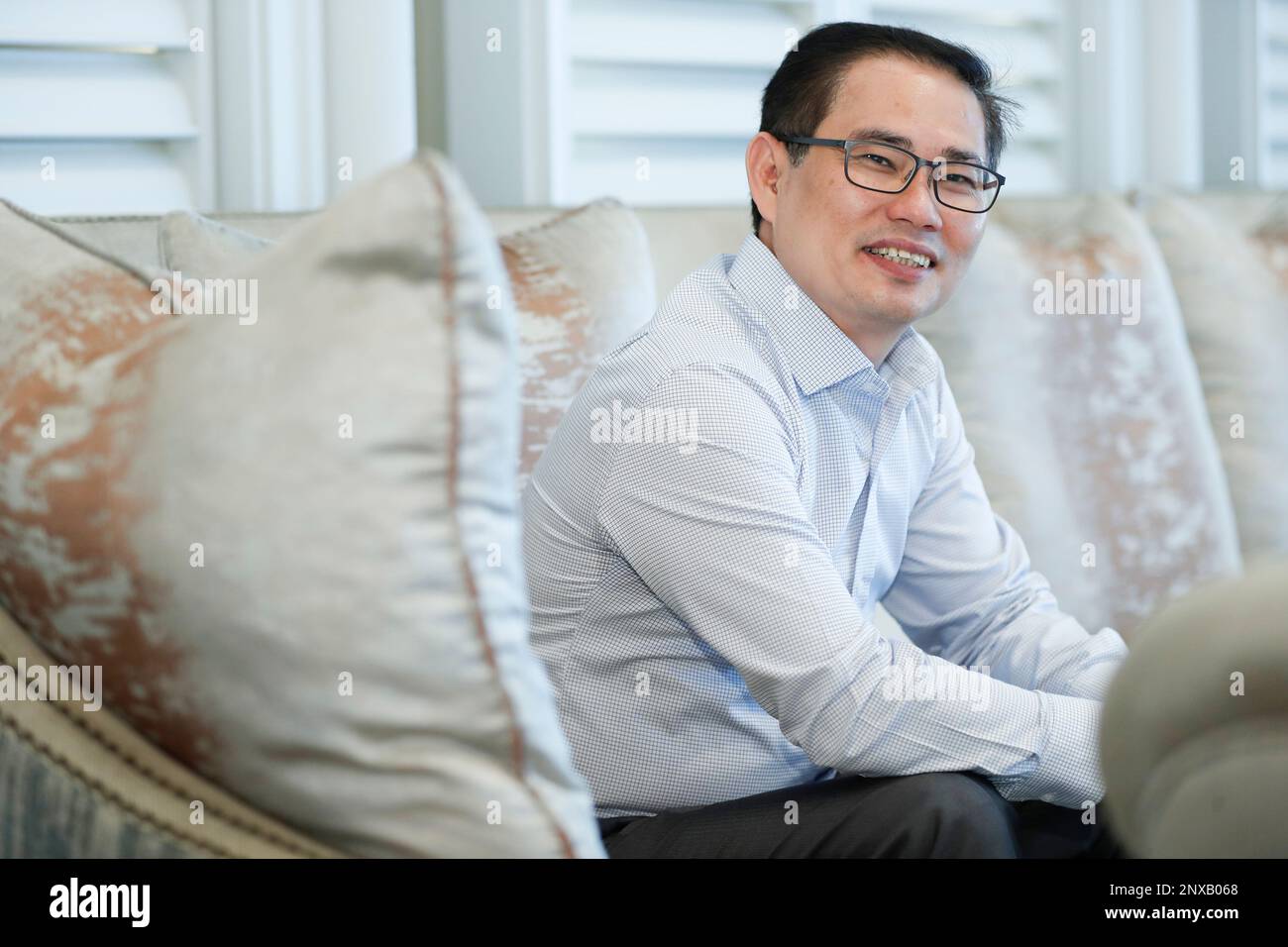 Ian Ong Yoke En, founder and chief executive officer of Samurai 2K Aerosol, a Malaysian-based ...