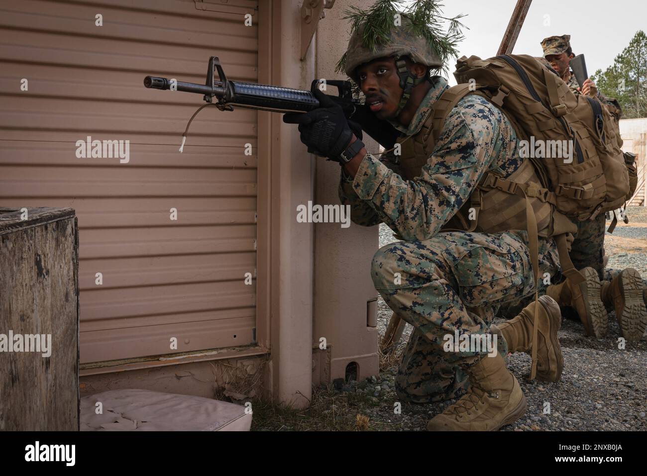 U.S. Marine Corps Cpl. Kenneth Burchette Jr, a motor vehicle operator ...