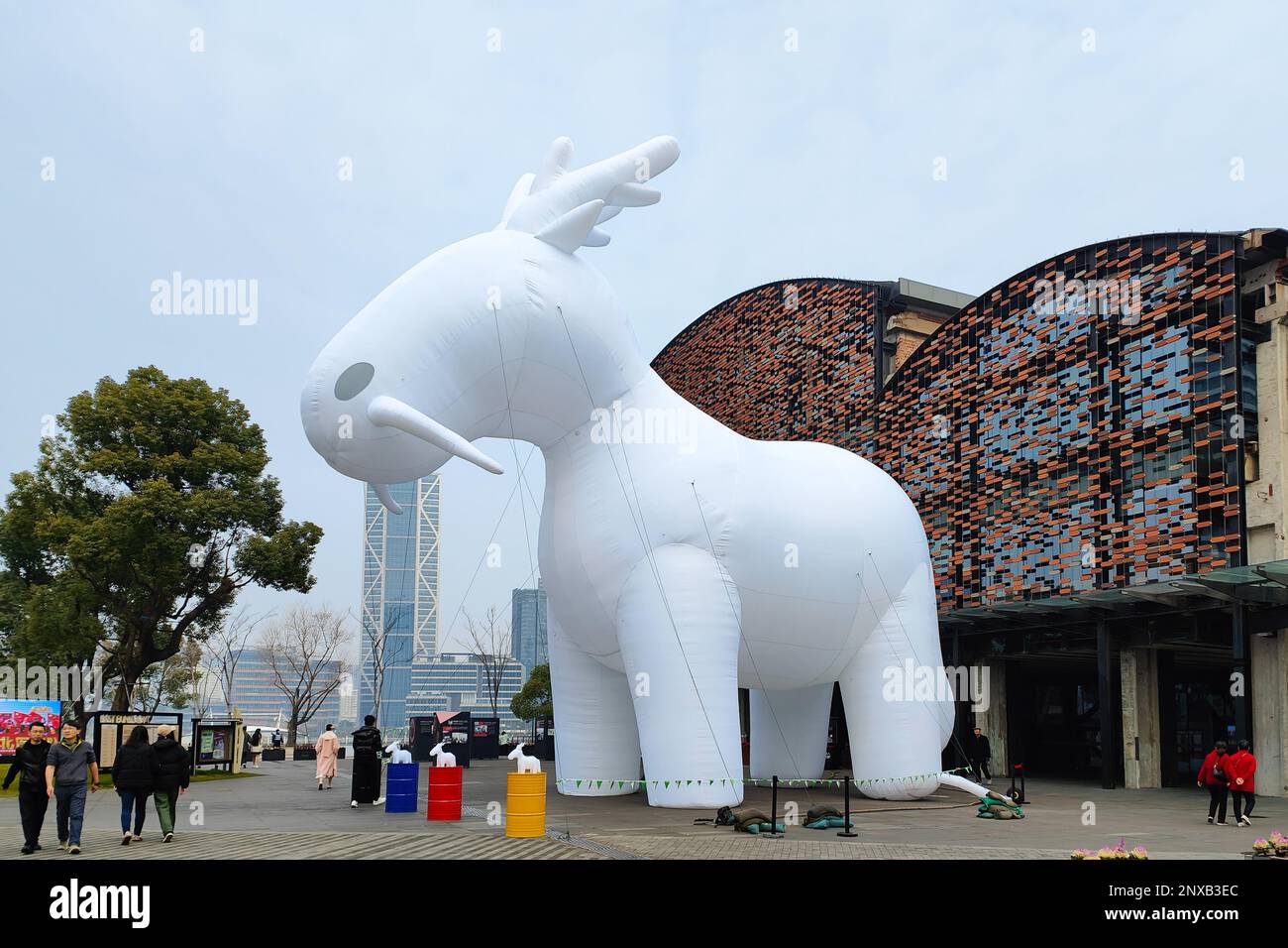 SHANGHAI, CHINA - MARCH 1, 2023 - The first stop of the Little Dragon ...