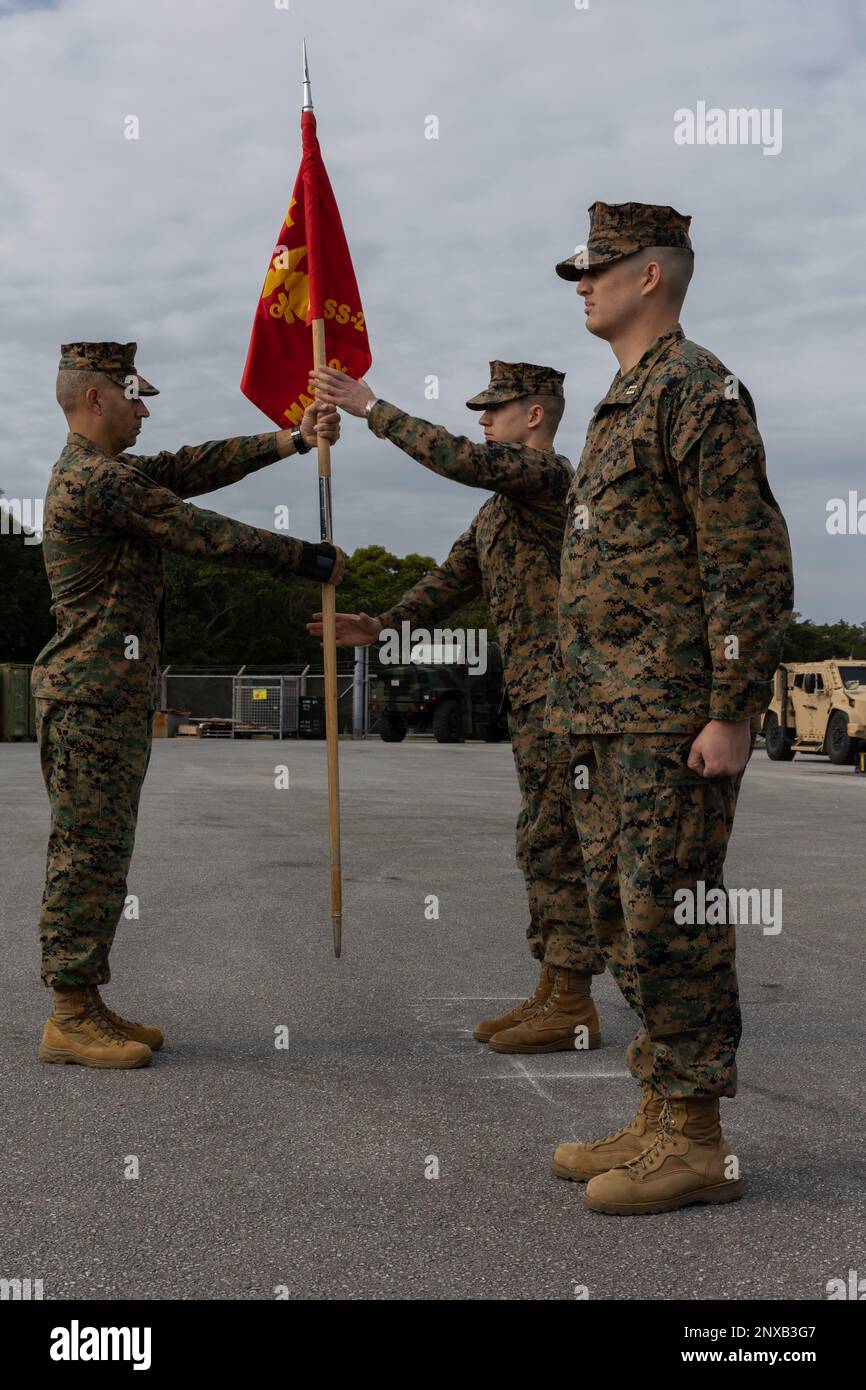 U.S. Marines from Marine Air Support Squadron (MASS) 2 participate in a ...