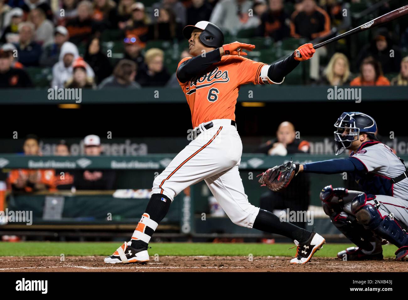 March 31, 2018: Baltimore Orioles Jonathan Schoop (6) at bat during MLB ... March 31, 2018: Baltimore Orioles Jonathan Schoop (6) at bat during MLB ...