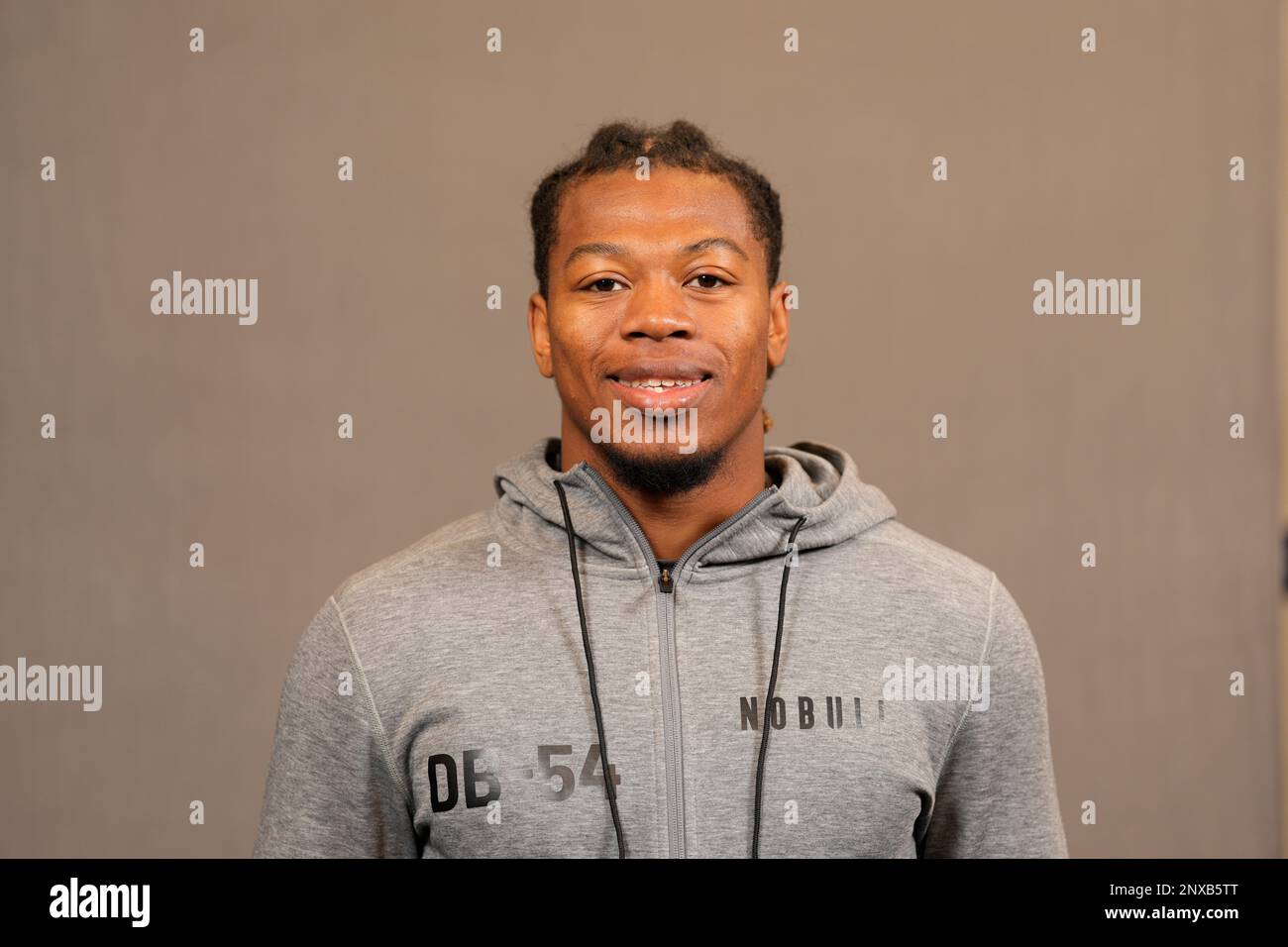 Iowa defensive back Kaevon Merriweather poses for a portrait at the NFL ...
