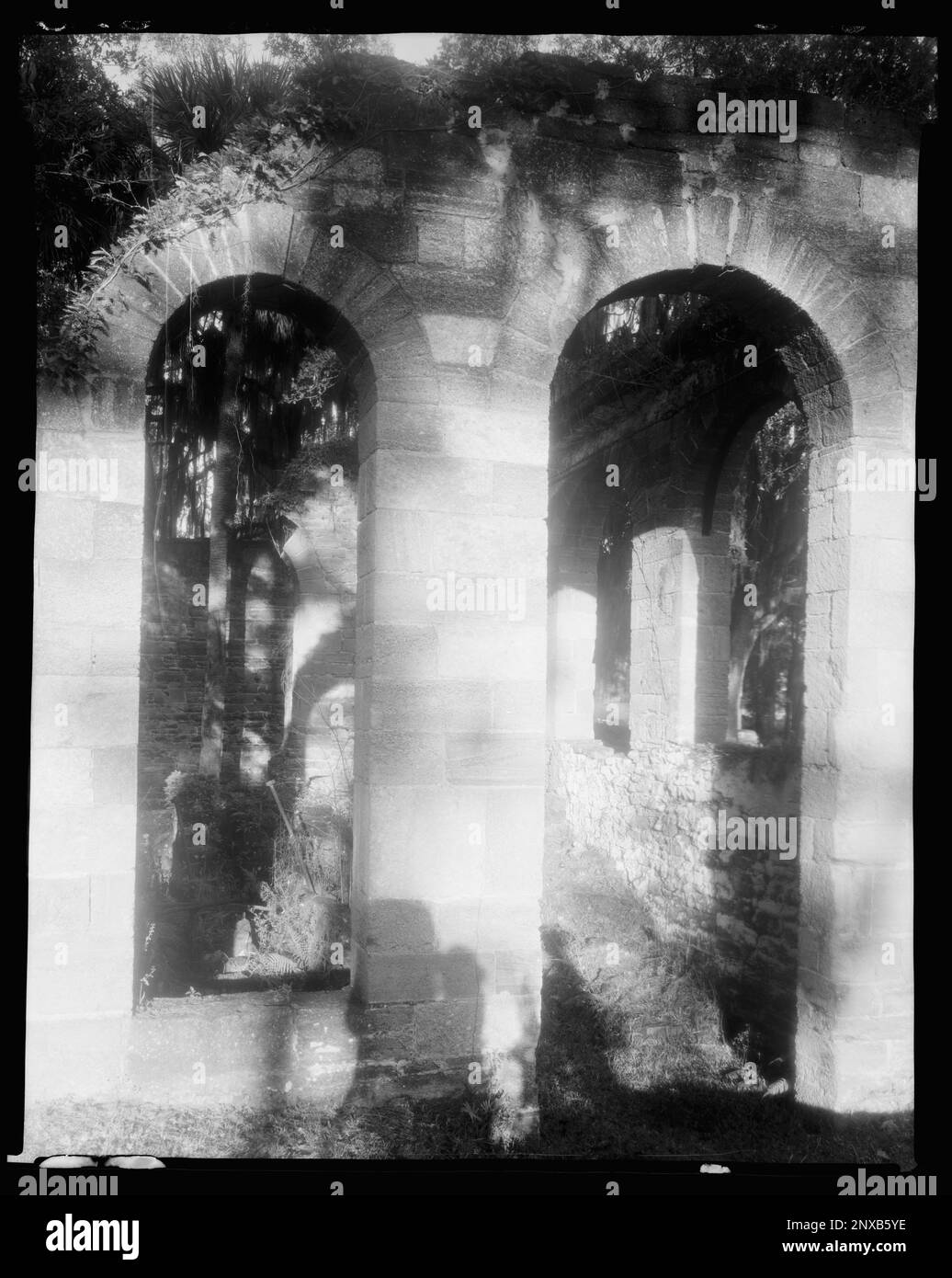 Ruins of Monastery, New Symrna, Volusia County, Florida. Carnegie ...