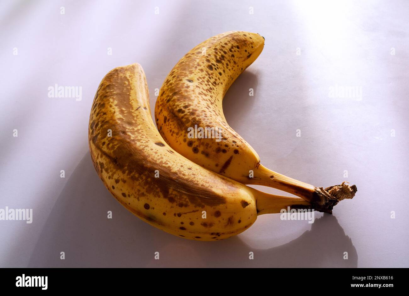 Two ripe bananas 2 Stock Photo - Alamy