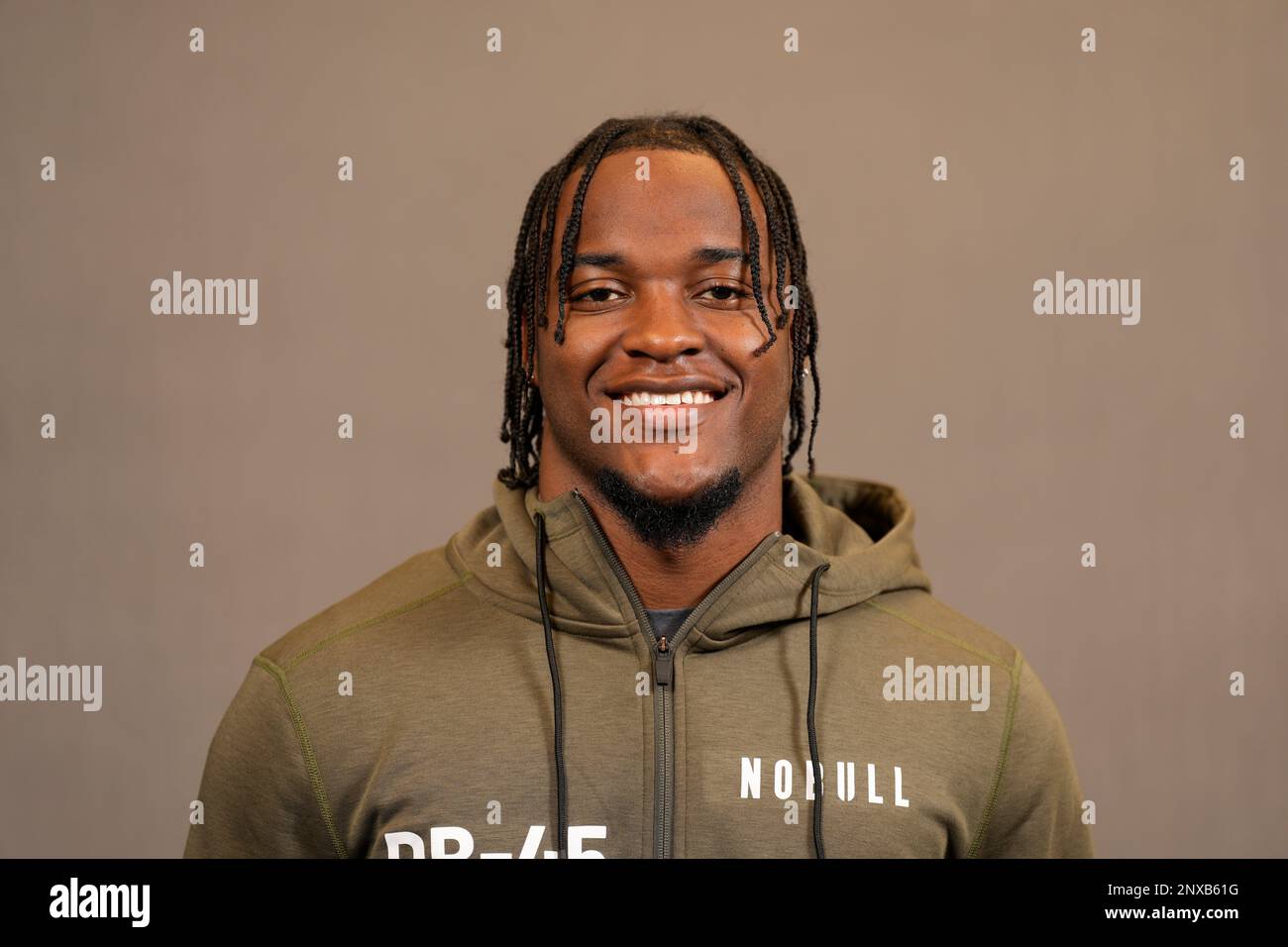 Alabama defensive back Demarcco Hellams poses for a portrait at the NFL ...