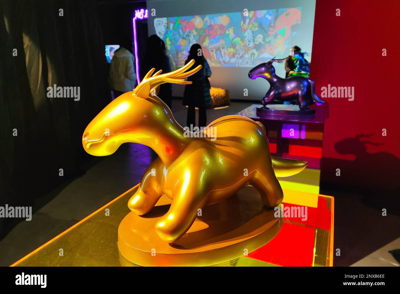 SHANGHAI, CHINA - MARCH 1, 2023 - The first stop of the Little Dragon ...