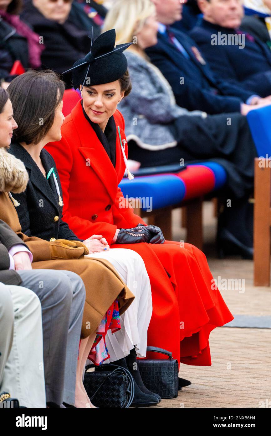 Catherine, Kate Middleton, Princess of Wales during a visit to the 1st ...