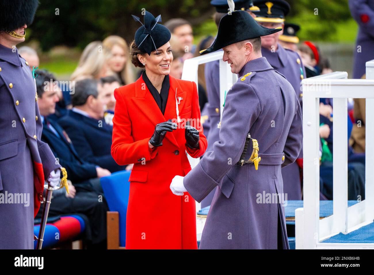 Catherine, Kate Middleton, Princess of Wales during a visit to the 1st ...