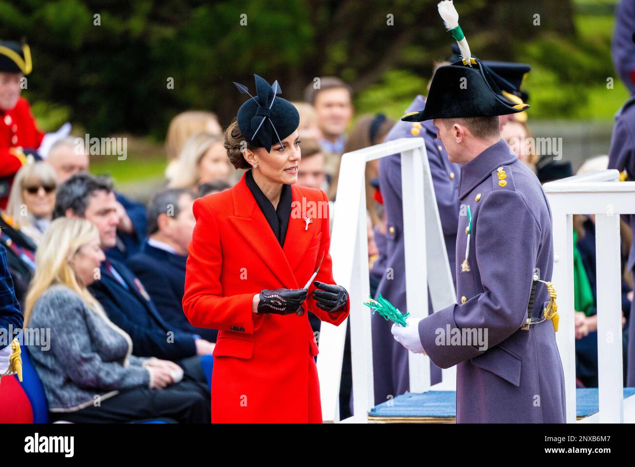 Catherine, Kate Middleton, Princess of Wales during a visit to the 1st ...