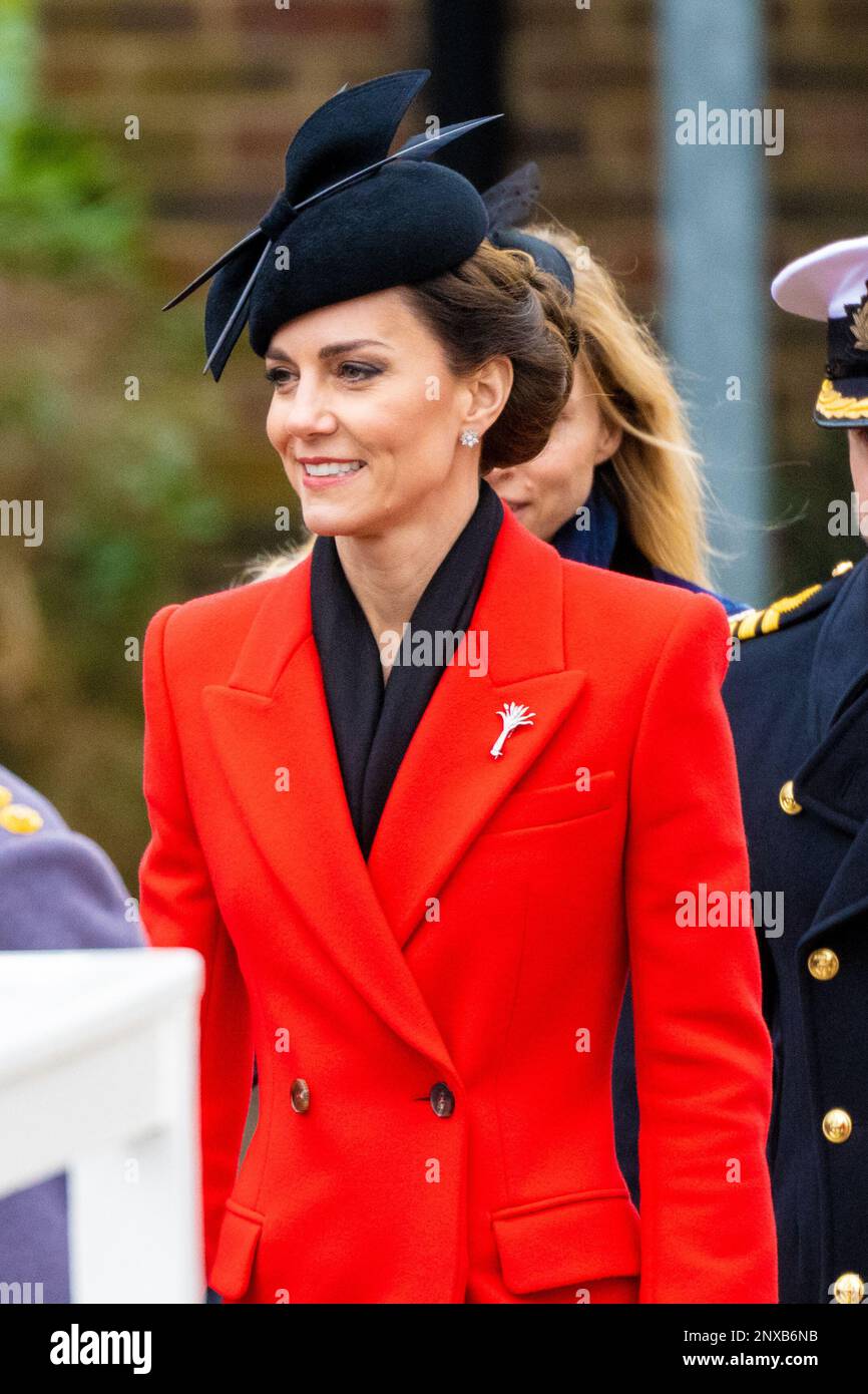 Catherine, Kate Middleton, Princess of Wales during a visit to the 1st ...