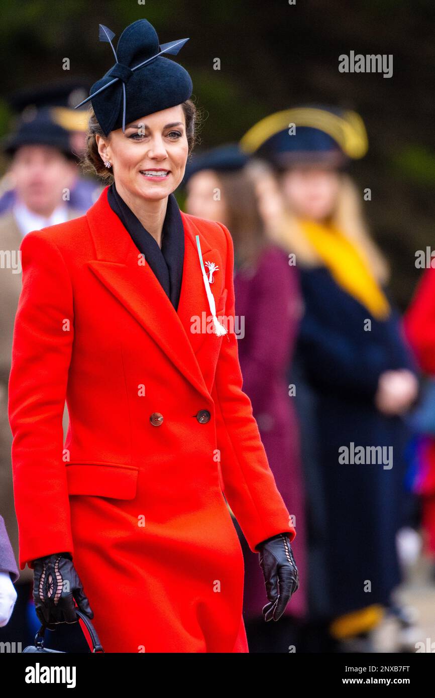 Catherine, Kate Middleton, Princess of Wales during a visit to the 1st ...