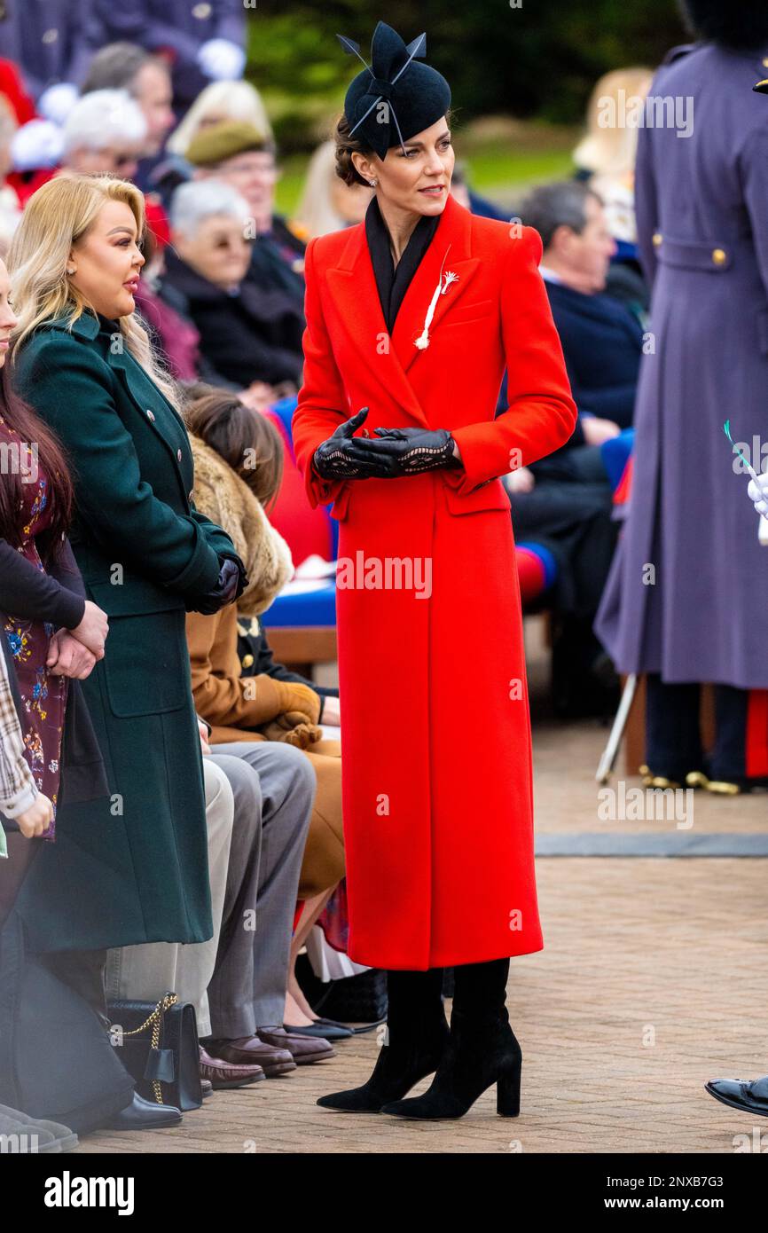 Catherine, Kate Middleton, Princess of Wales during a visit to the 1st ...