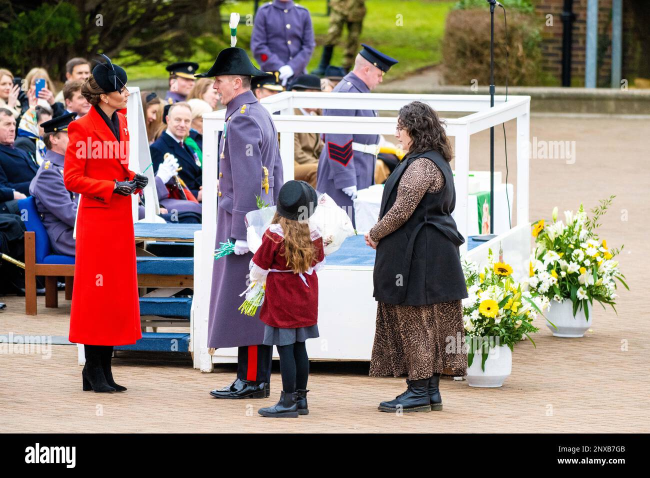 Catherine, Kate Middleton, Princess of Wales during a visit to the 1st ...