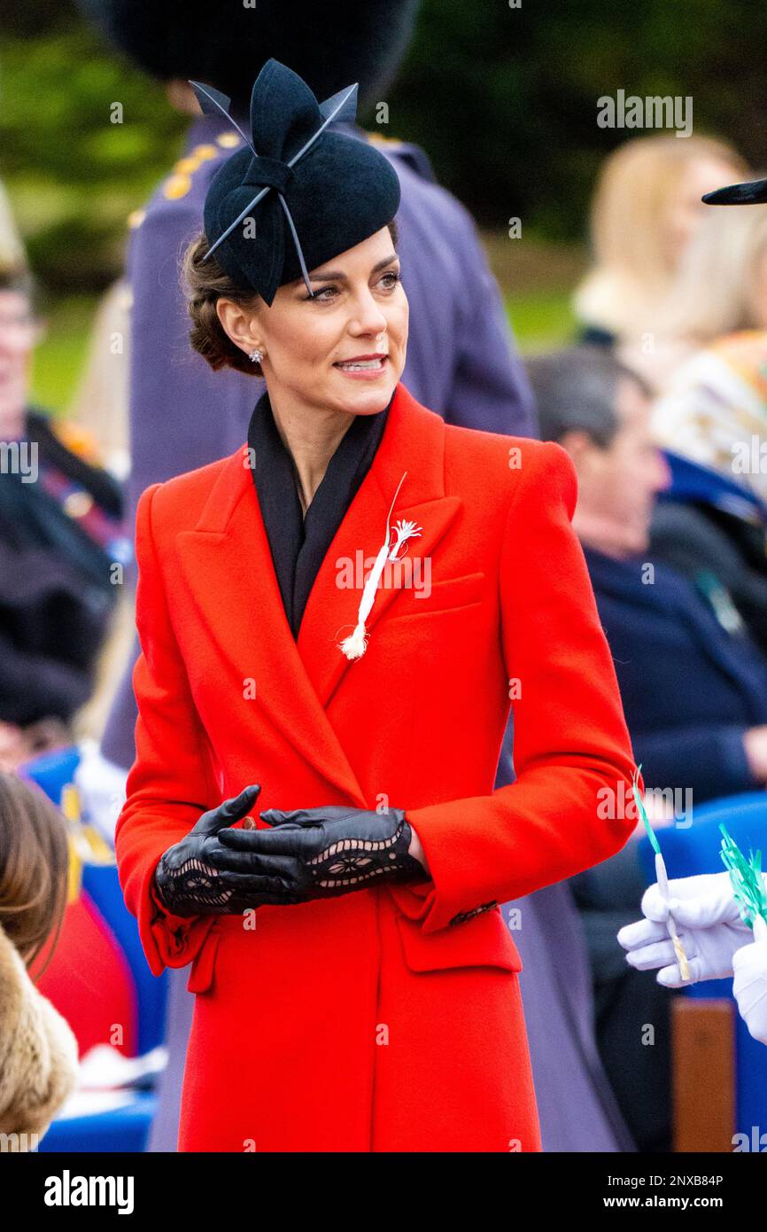 Catherine, Kate Middleton, Princess of Wales during a visit to the 1st ...