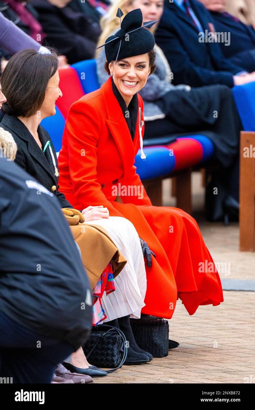 Catherine, Kate Middleton, Princess of Wales during a visit to the 1st ...