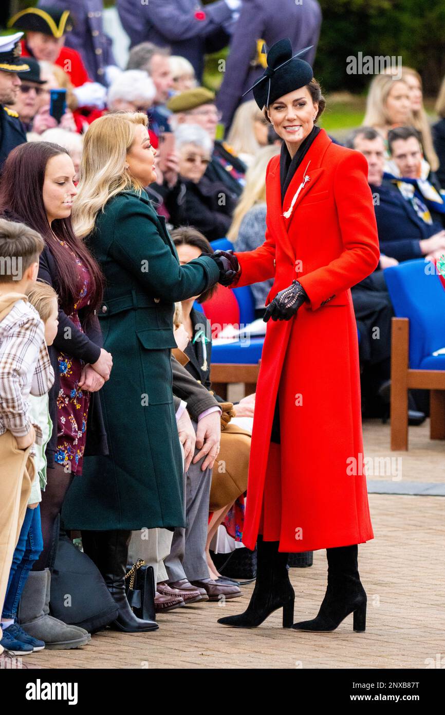 Catherine, Kate Middleton, Princess of Wales during a visit to the 1st ...