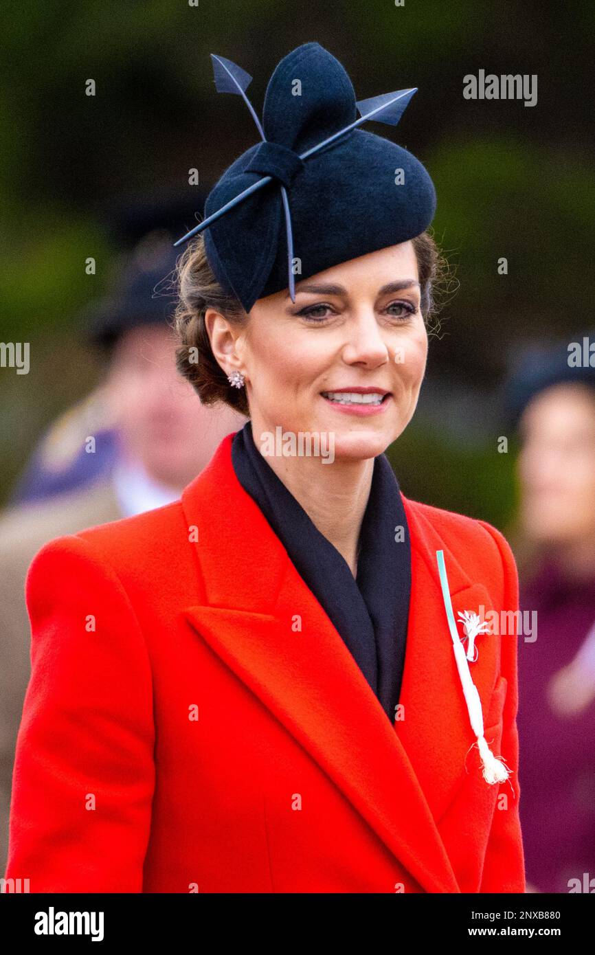 Catherine, Kate Middleton, Princess of Wales during a visit to the 1st ...