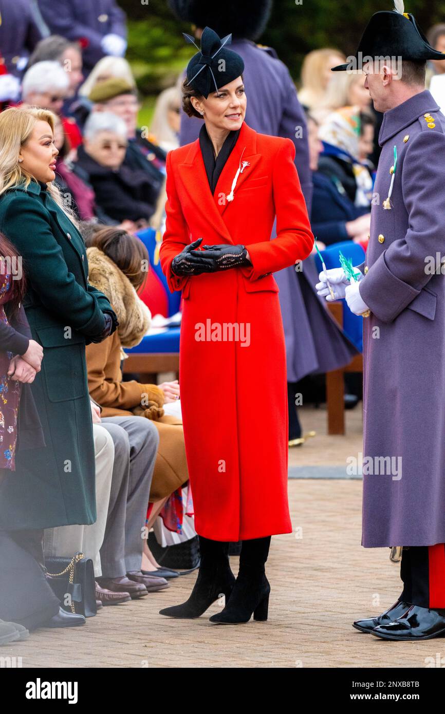 Catherine, Kate Middleton, Princess of Wales during a visit to the 1st ...