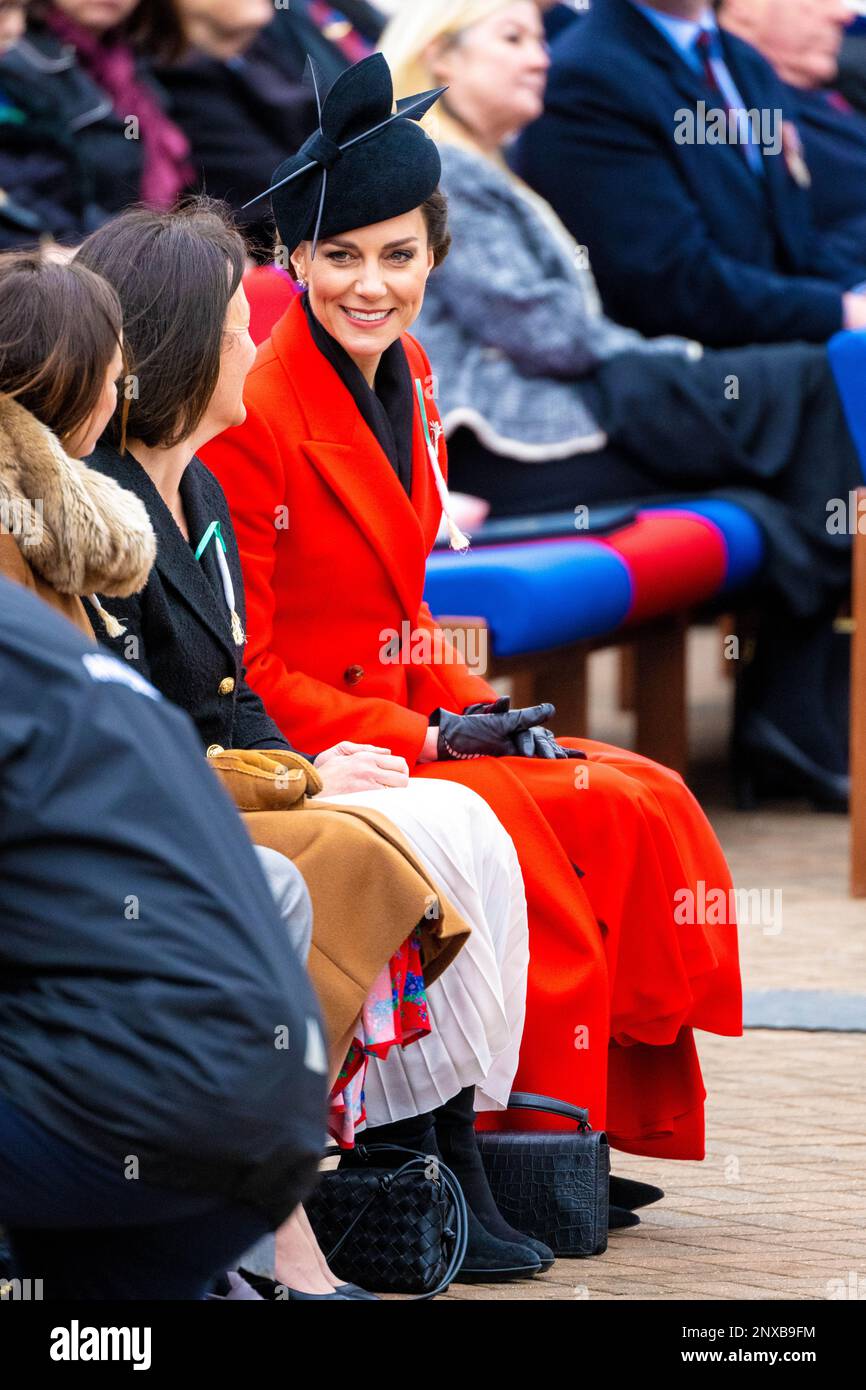 Catherine, Kate Middleton, Princess of Wales during a visit to the 1st ...