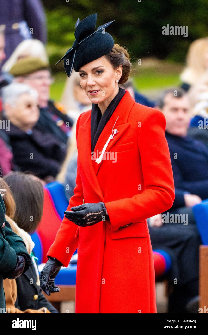 Catherine, Kate Middleton, Princess of Wales during a visit to the 1st ...
