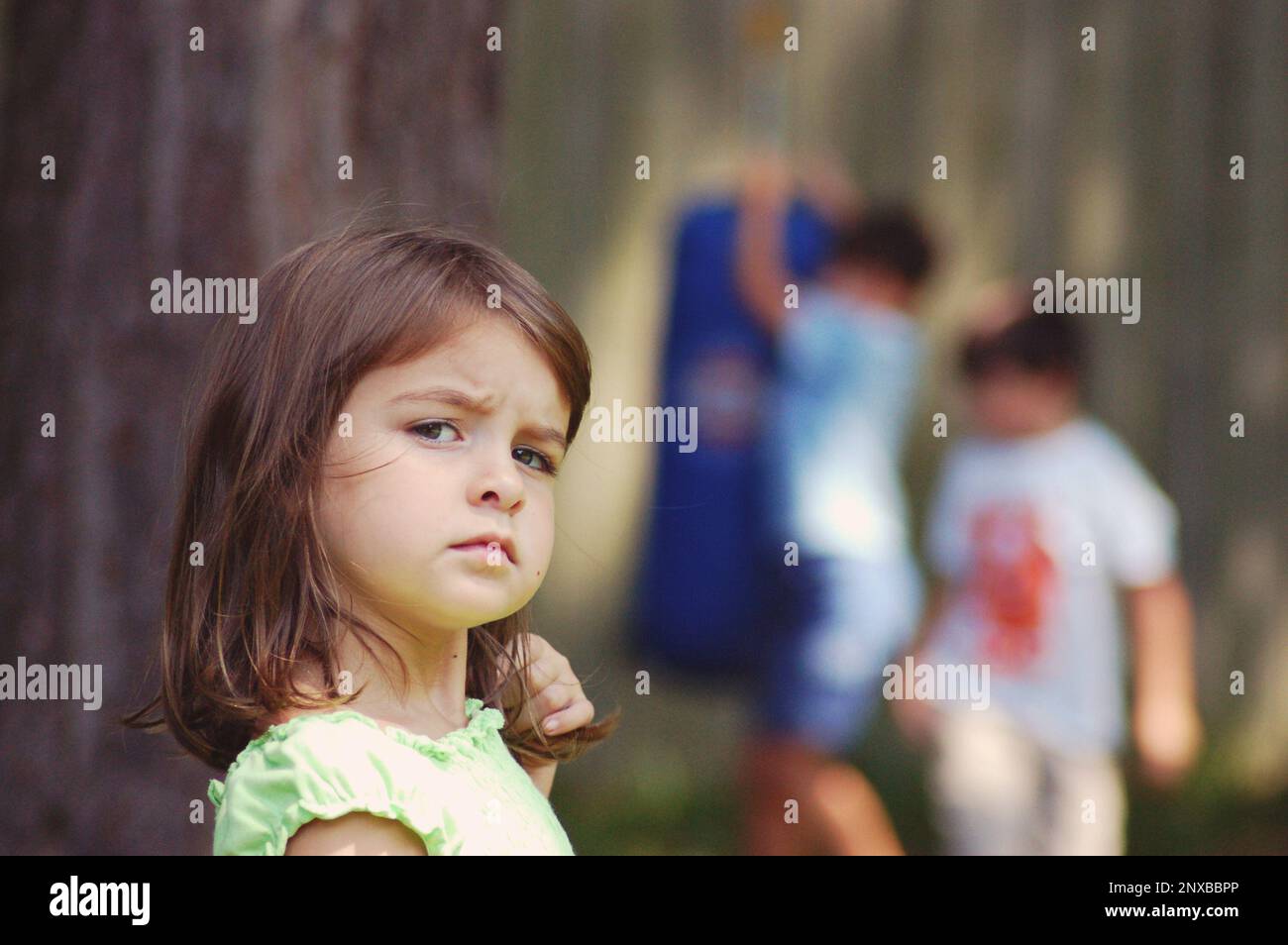 Girl age 10 unhappy hi-res stock photography and images - Alamy