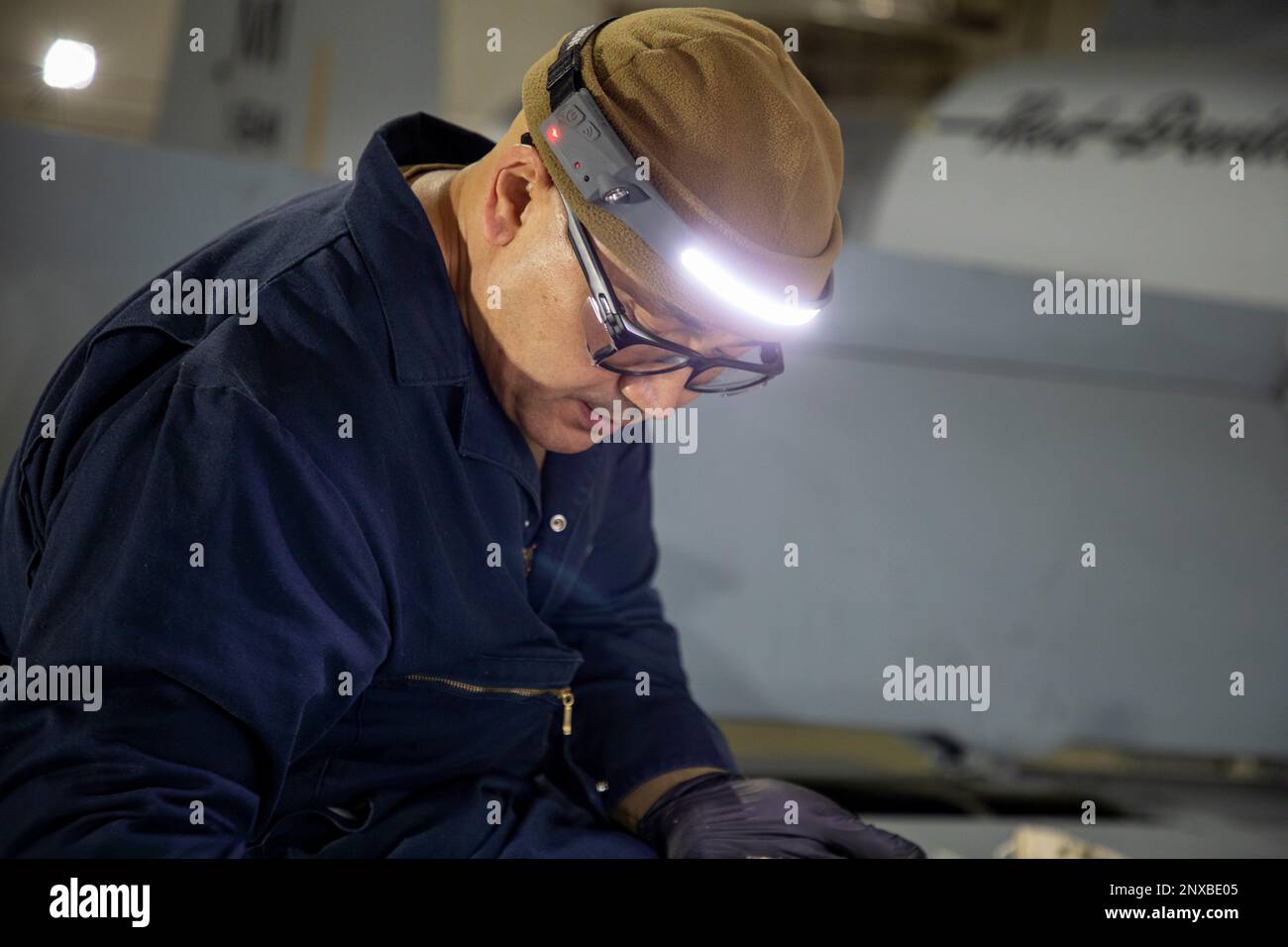 Michigan Air National Guard Tech. Sgt. Neil Kott, a phase inspection ...