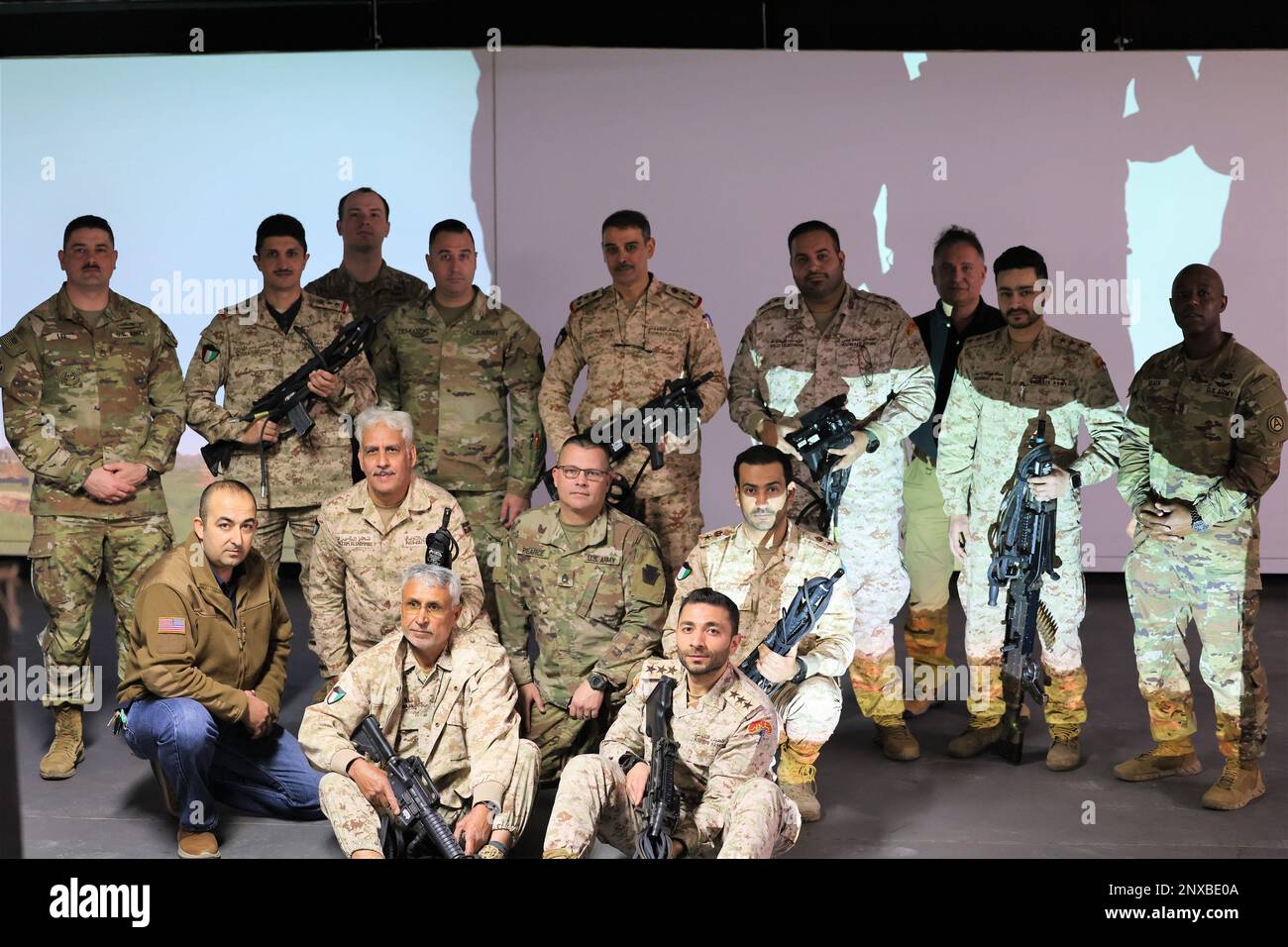 A small cohort from the 15th Armored Brigade, Kuwait Land Forces, led ...