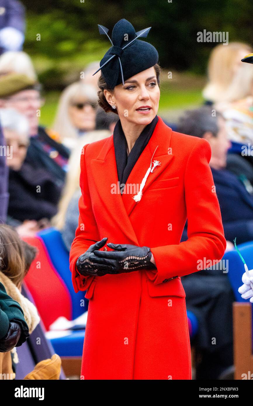 Catherine, Kate Middleton, Princess of Wales during a visit to the 1st ...