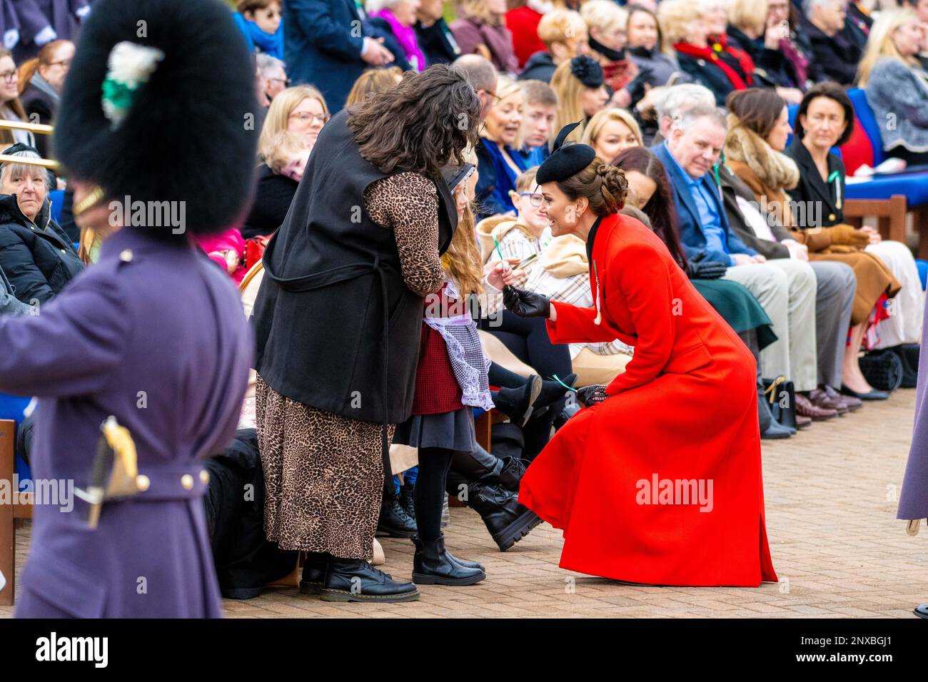 Catherine, Kate Middleton, Princess of Wales during a visit to the 1st ...
