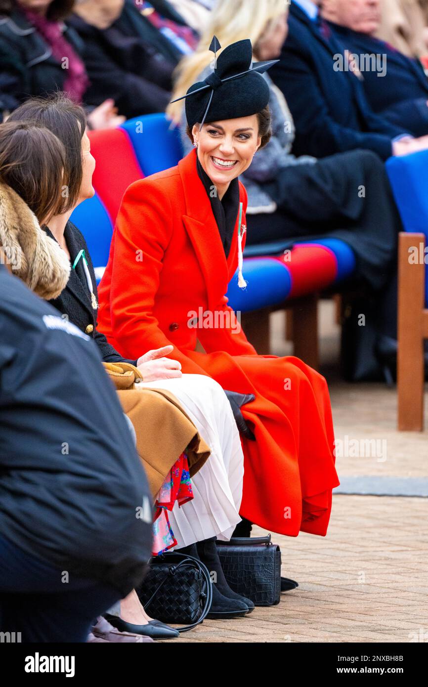 Catherine, Kate Middleton, Princess of Wales during a visit to the 1st ...