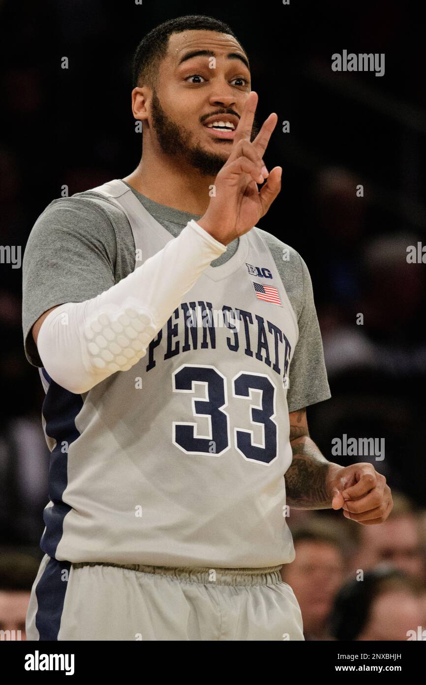 March 27, 2018: Penn State Nittany Lions guard Shep Garner (33) is ...