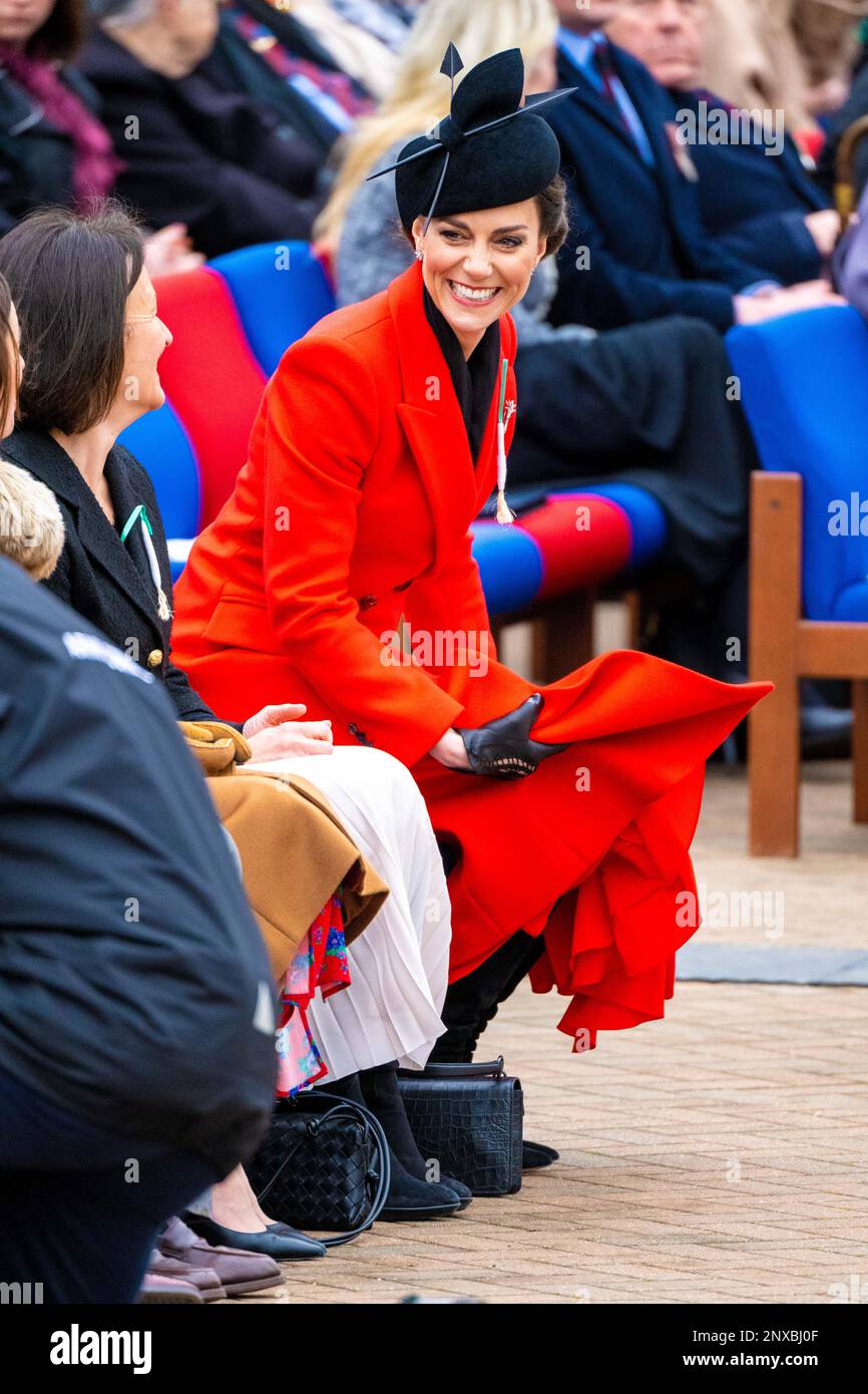 Catherine, Kate Middleton, Princess of Wales during a visit to the 1st ...