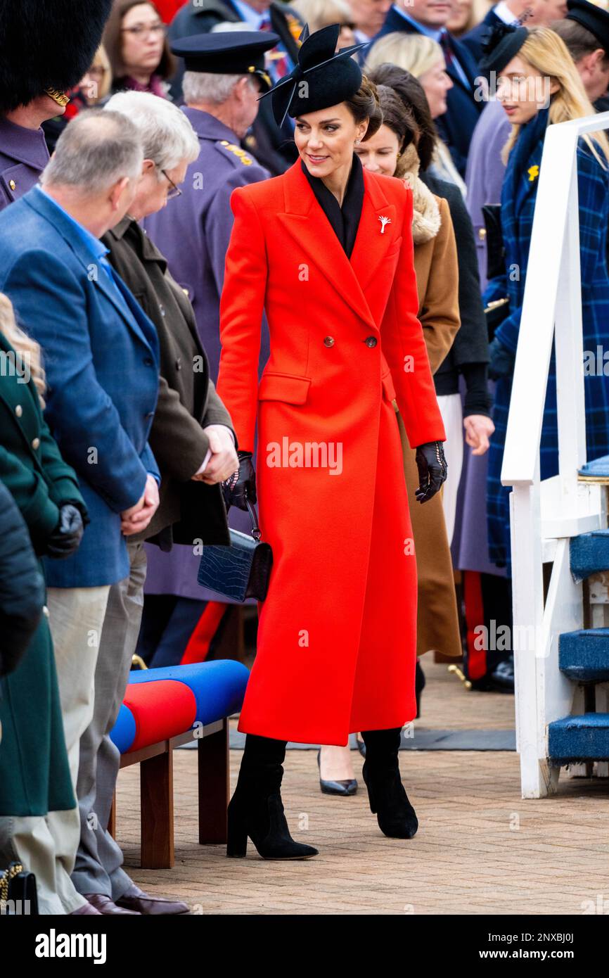 Catherine, Kate Middleton, Princess of Wales during a visit to the 1st ...