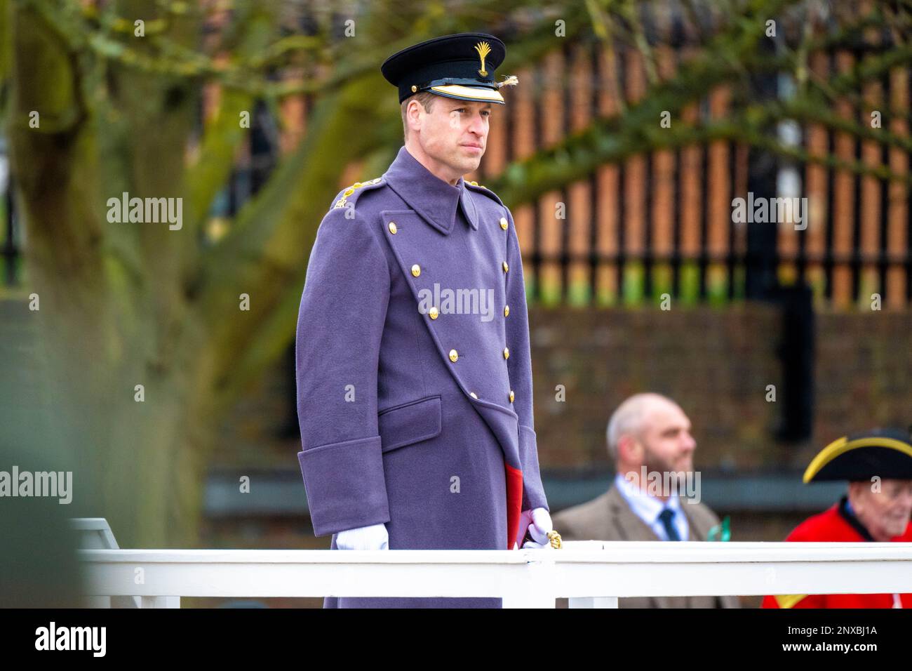 Prince William of Wales during a visit to the 1st Battalion Welsh ...