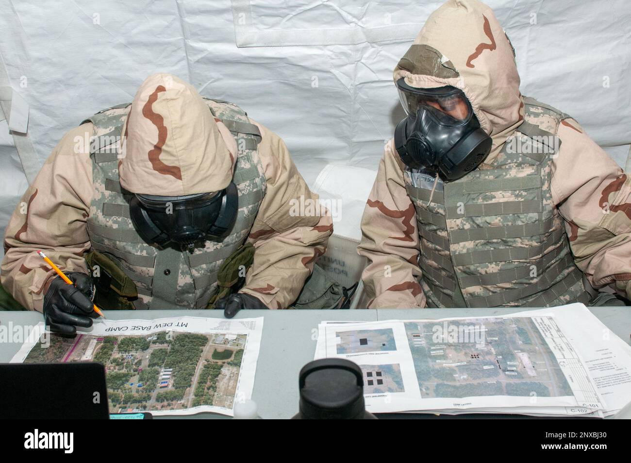 U.S. Airmen of the 202nd RED HORSE Squadron participate in an annual ...