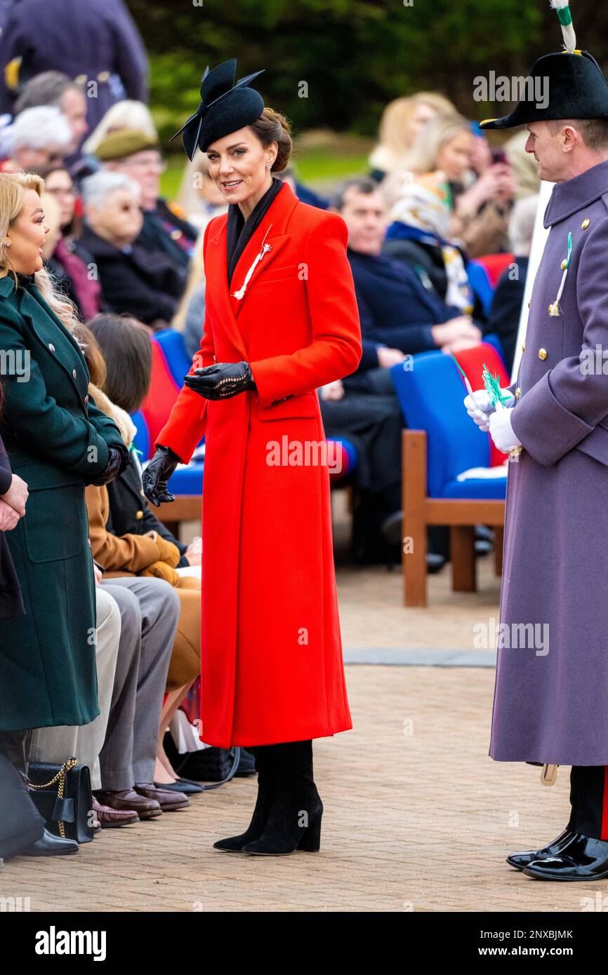Catherine, Kate Middleton, Princess of Wales during a visit to the 1st ...