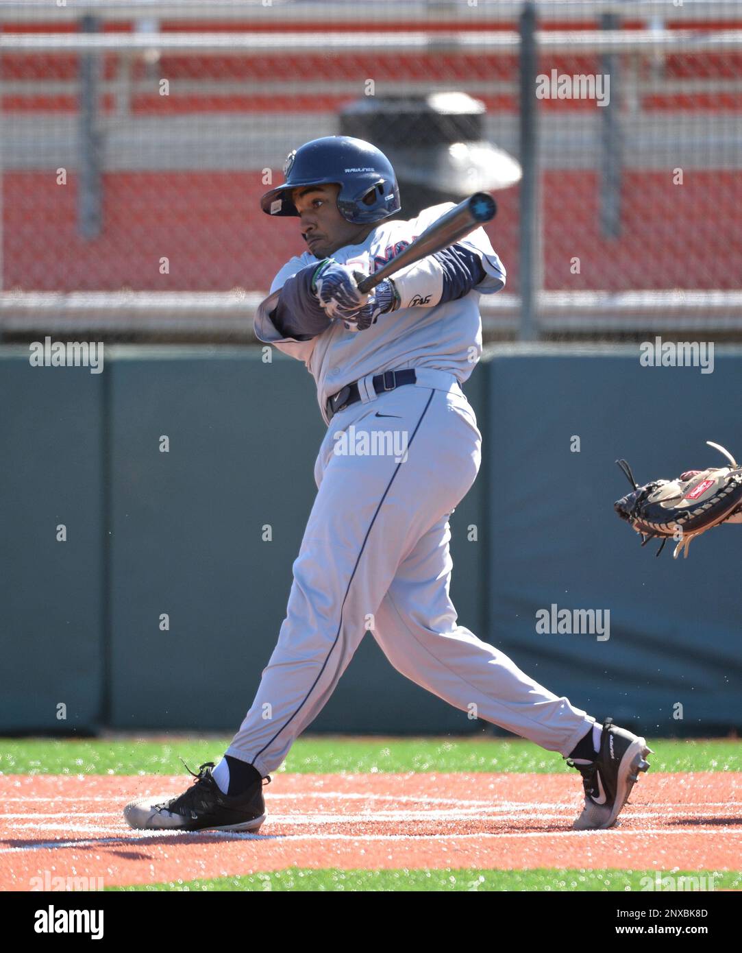 University of Connecticut Huskies catcher Thad Phillips (30) during ...