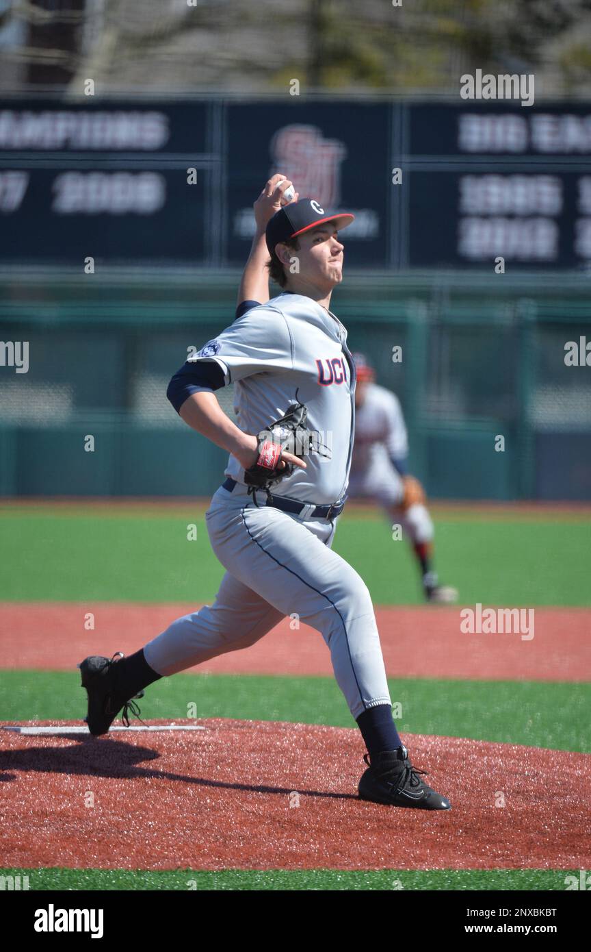University of Connecticut Huskies pitcher Chase Gardner (37) during ...