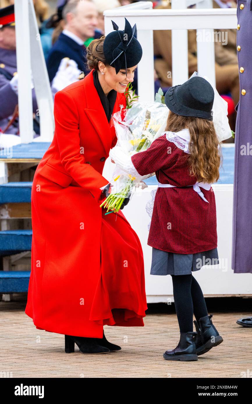 Catherine, Kate Middleton, Princess of Wales during a visit to the 1st ...