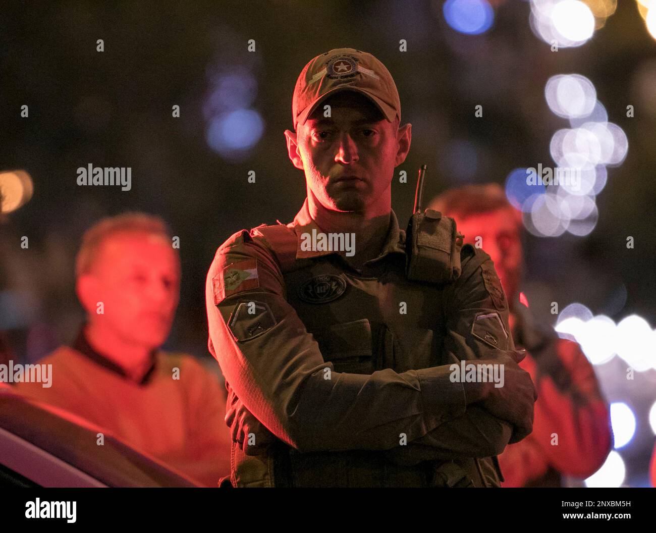 SC - Chapeco - 03/27/2018 - Police Officer during Tribute to Soldier ...