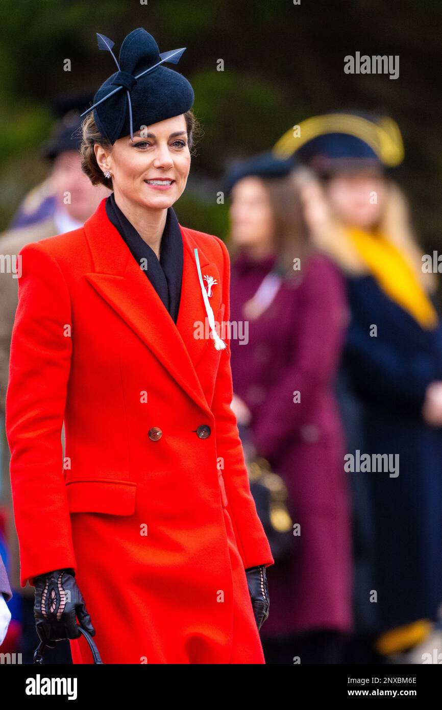 Catherine, Kate Middleton, Princess of Wales during a visit to the 1st ...