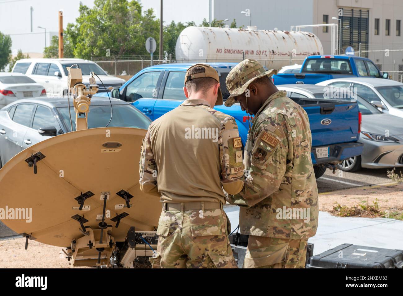 Zion Delilly and Hayden Newmiller, both U.S. Air Force Senior Airmen ...